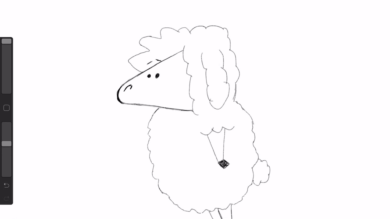 Cartoon Sheep Draw Along Tutorial - YouTube