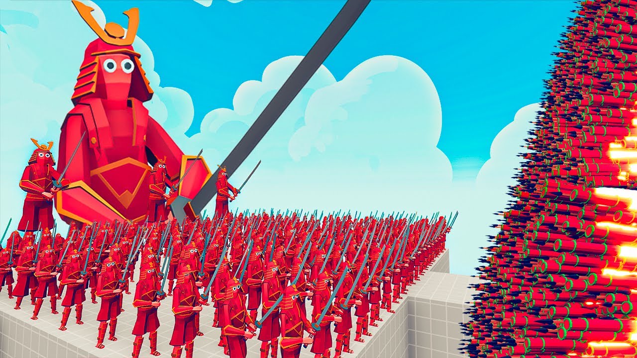 100x SAMURAI + 3x GIANT SAMURAI vs EVERY GOD - Totally Accurate Battle ...