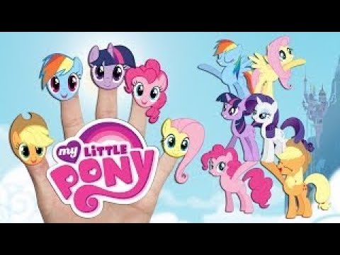 MY LITTLE PONY Nursery Rhymes for Children! | My Little Pony Finger ...