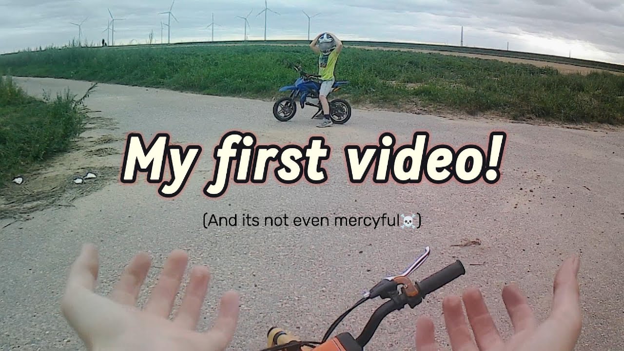 My First video and the bikes are already falling apart😭😂 - YouTube