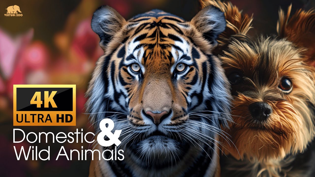 Domestic and Wild Animals 4K Ultra HD With Names - Scenic Scenes ...