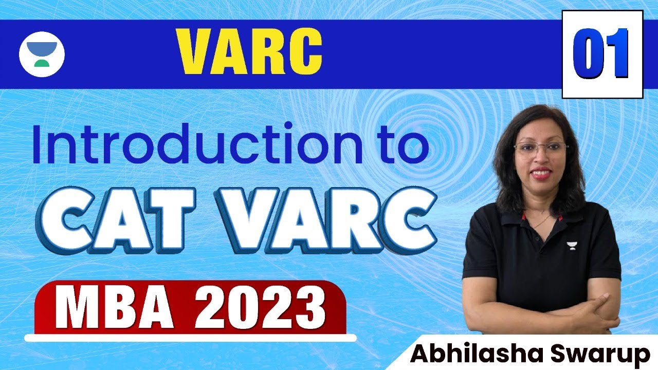 Introduction to CAT VARC | MBA Skill Builder | VARC Episode-1 ...