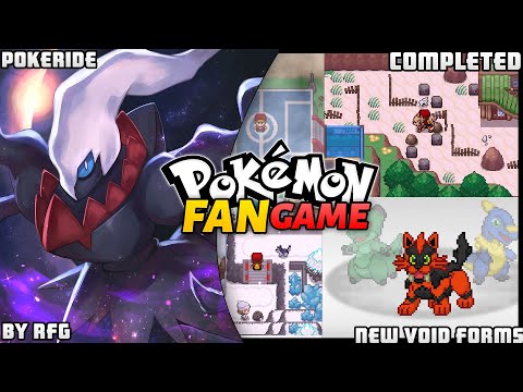 New Completed Pokemon FanGame with Pokeride, Fakemons, Void Forms, New ...