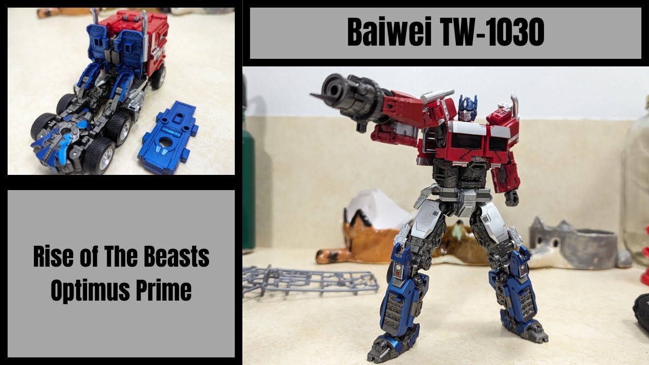 Baiwei TW-1030 ROTB Optimus Prime Unboxing and Review - YouTube