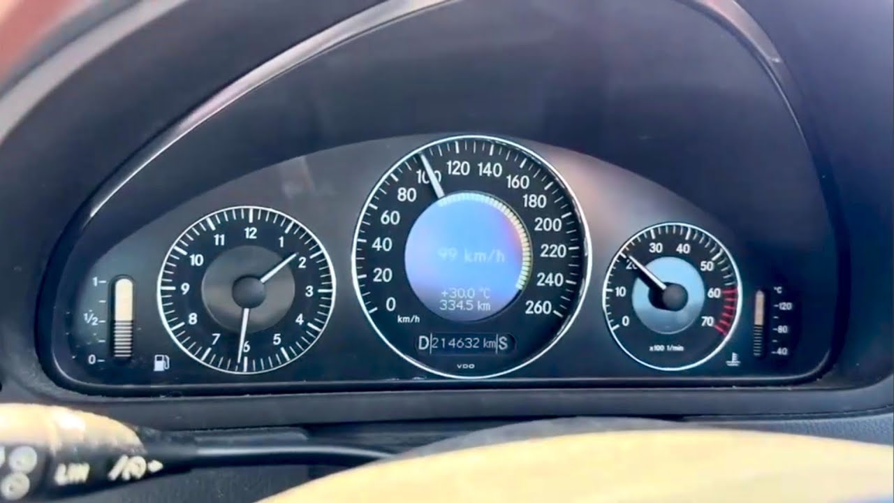 Mercedes Benz Cruise Control - YouTube