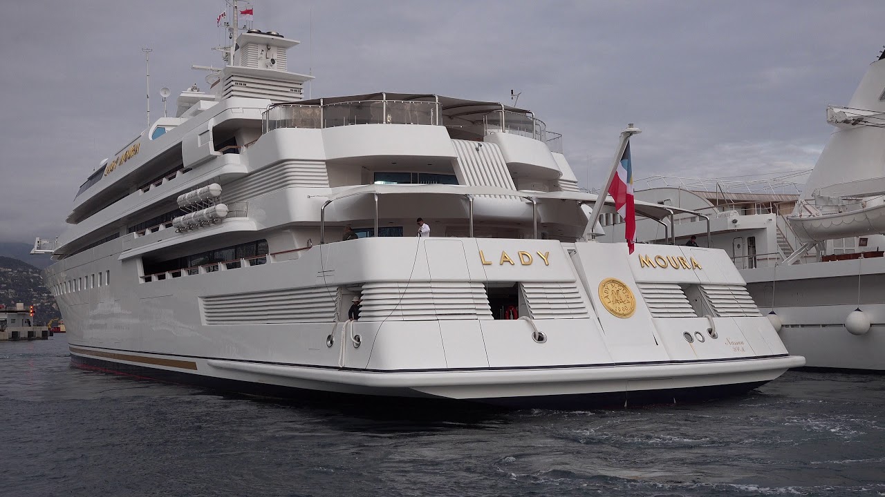 Mega Yacht LADY MOURA (video #4) - YouTube
