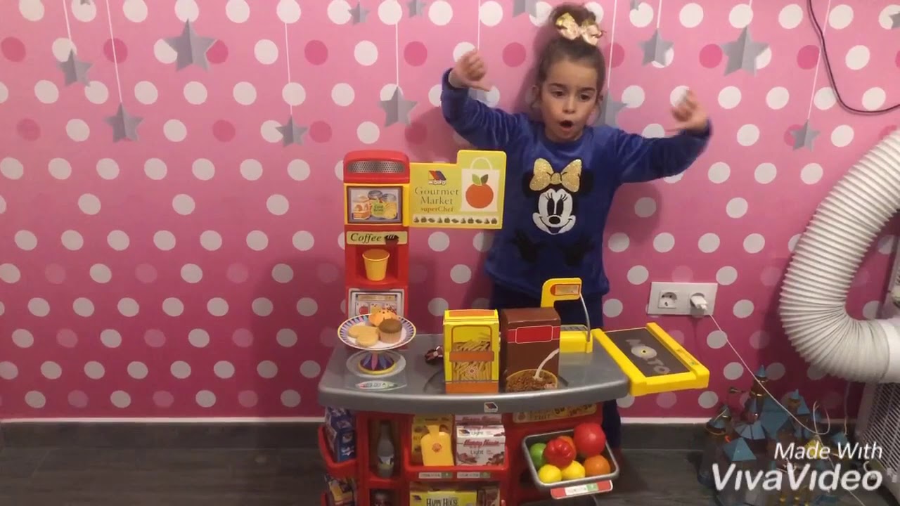 Jugando con mi supermercado!! - YouTube