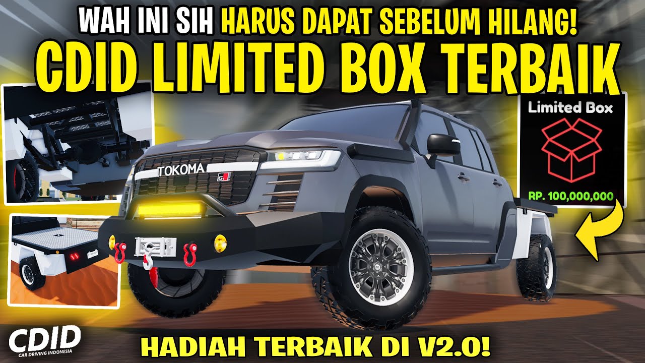 HADIAH MOBIL TERBAIK DI GACHA LIMITED BOX SPIN CDID V2.0 - Car Driving ...