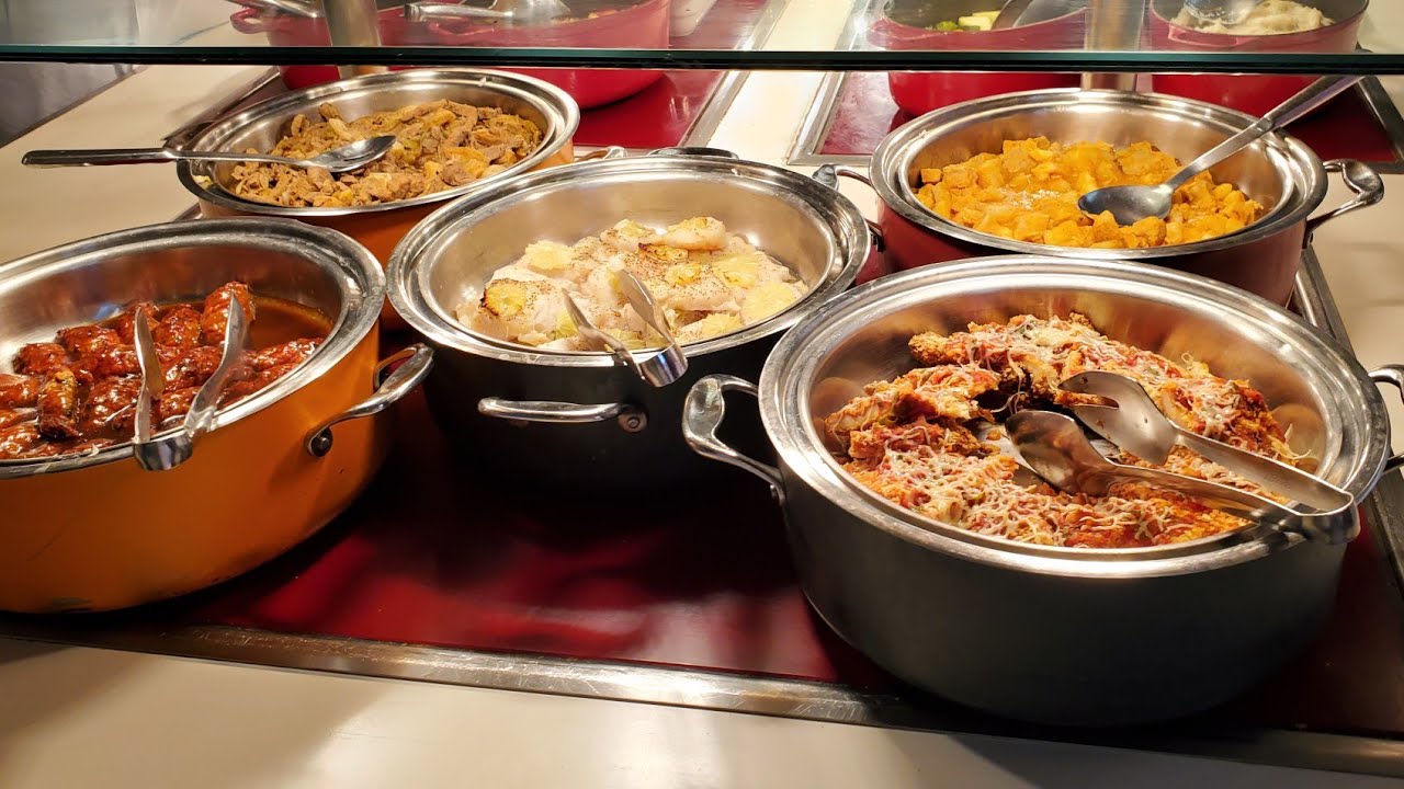 Sandos Cancun Resort Buffet - YouTube