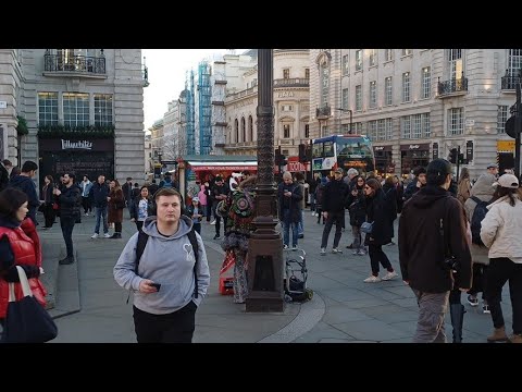 3 February 2025 watched walker Piccadilly circus London vibe - YouTube