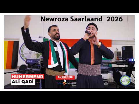Hunermend Alî Qadî  Newroza  2026 li Saarlandê / Komela Berfîn /    By Naz Video & Jan Group
