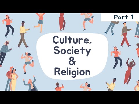 Culture, society and religion S4 | Part 1| | Introduction to culture ...