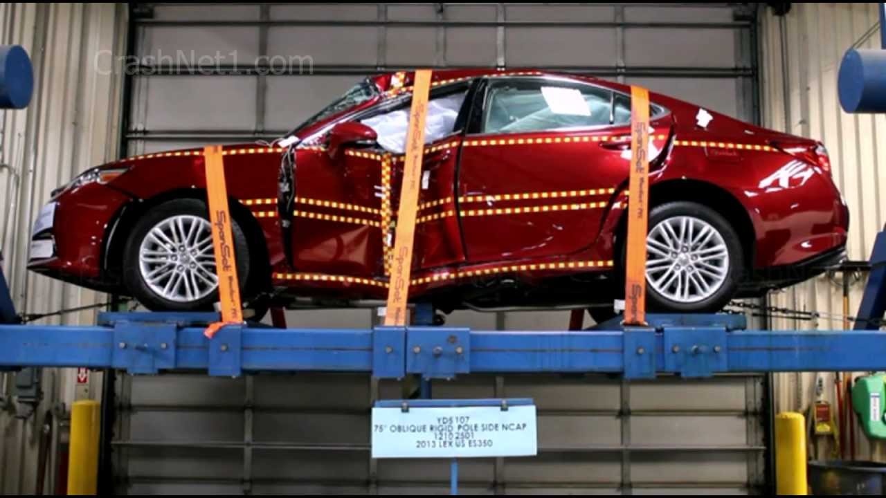 Lexus ES 350 | 2013 | Documentation for Pole Crash | NHTSA | CrashNet1 ...