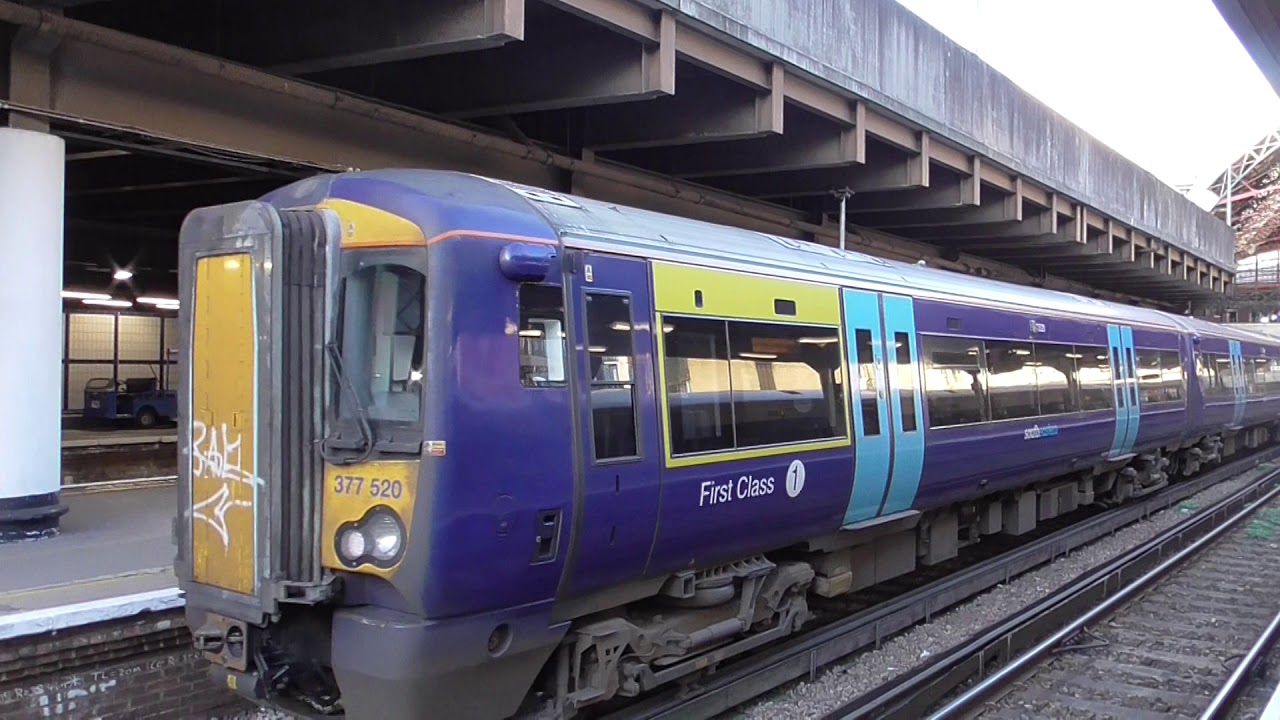 Southeastern Class 377 520-377 511 Departure London Victoria for ...