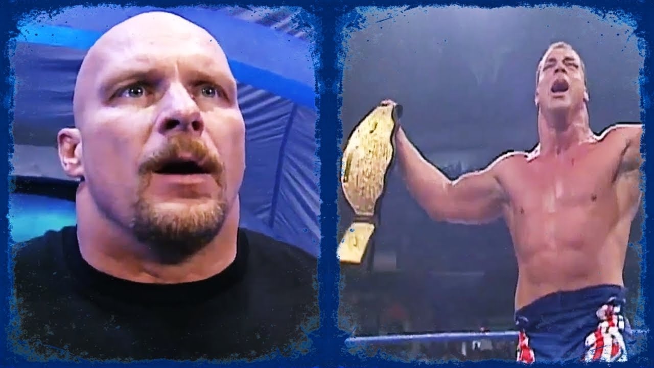 Stone Cold Shocked At Kurt Angle Winning The WCW Championship! - YouTube