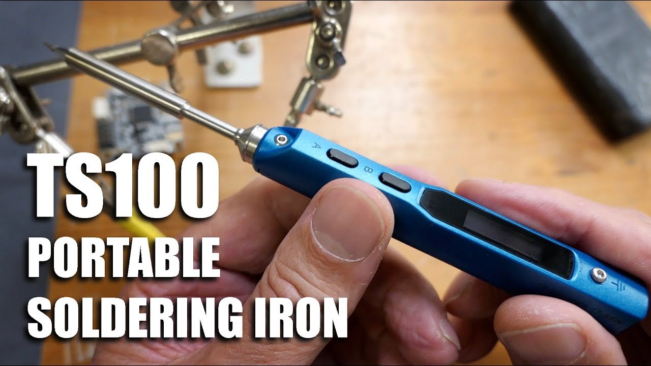 TS100 Portable Soldering Iron - YouTube