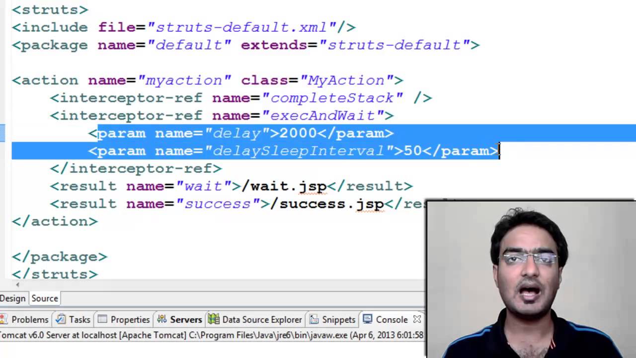 Struts 3.9 ExecAndWait Interceptor - YouTube