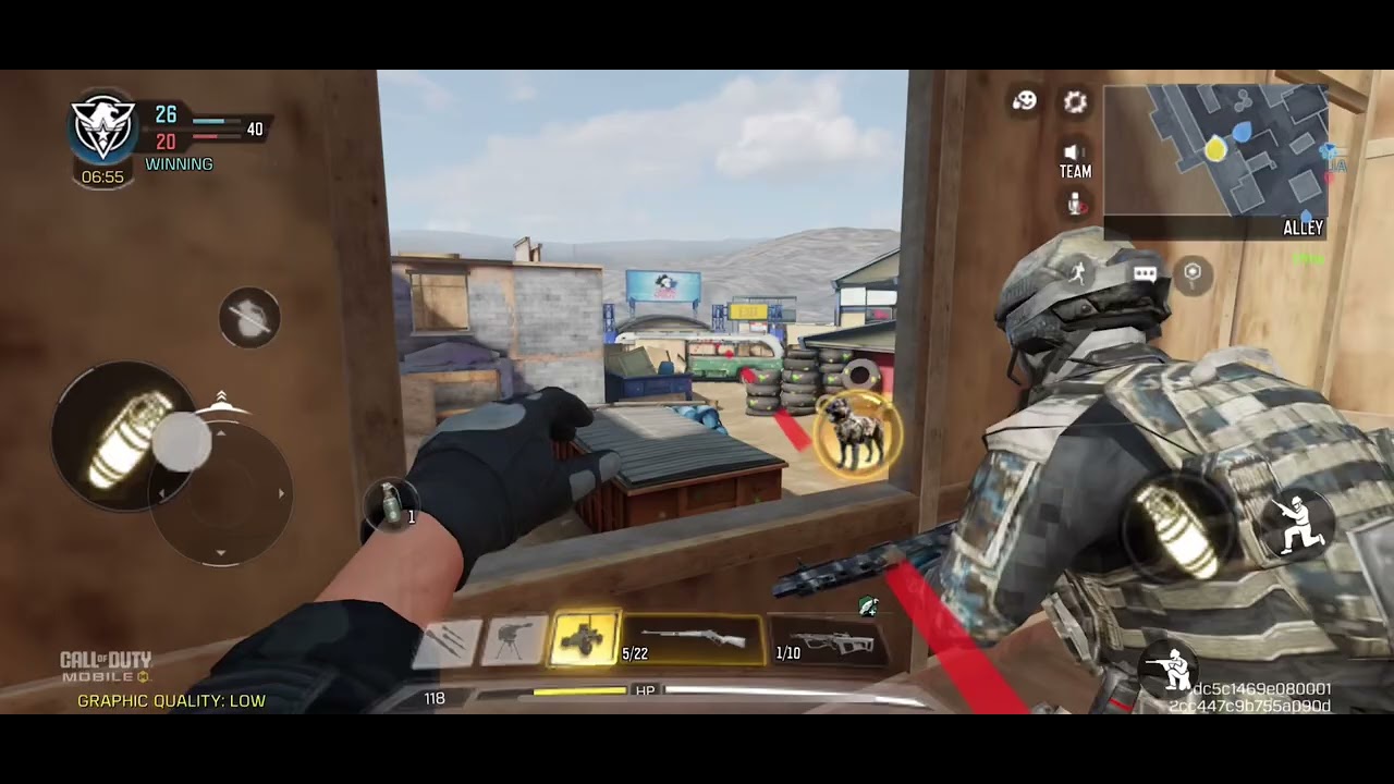 Playing call of duty mobile:team death match - YouTube