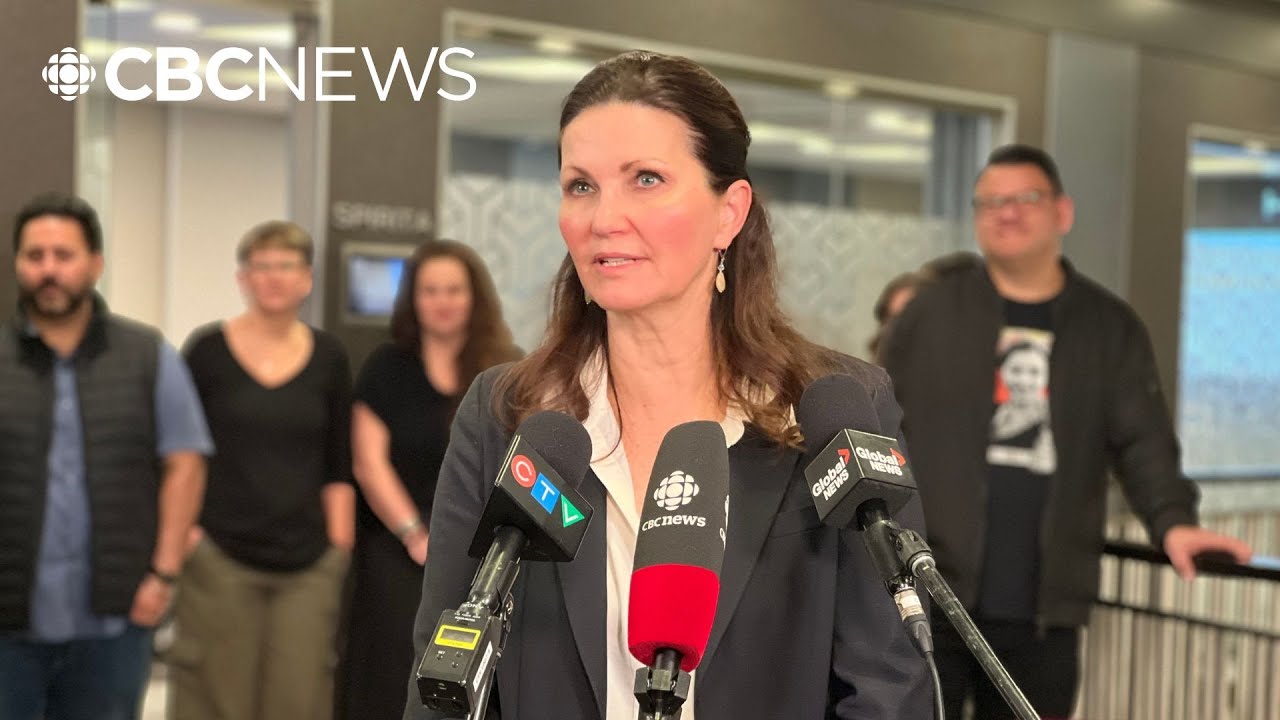 Outgoing mayor of Regina Sandra Masters speaks after losing her bid for ...