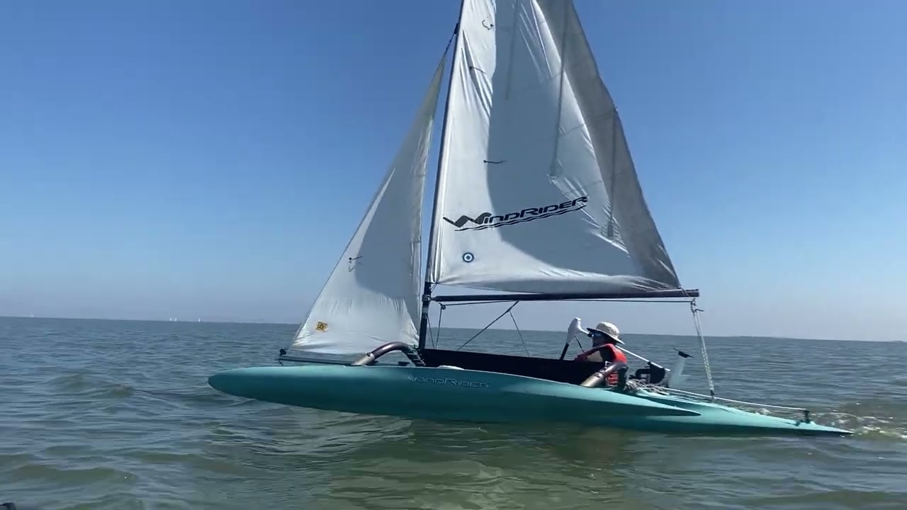 Max and his tricked out WindRider-16 on the SF Bay, 2022. - YouTube
