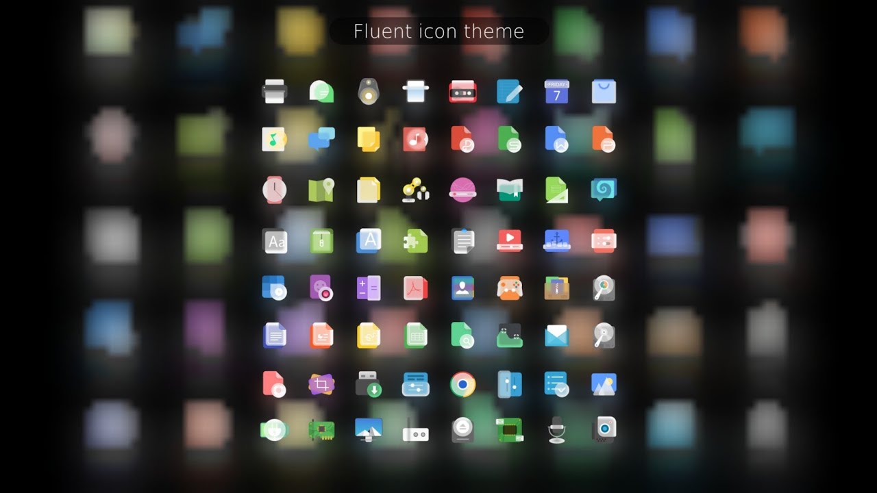 Fluent-icon-theme pour votre Ubuntu - YouTube