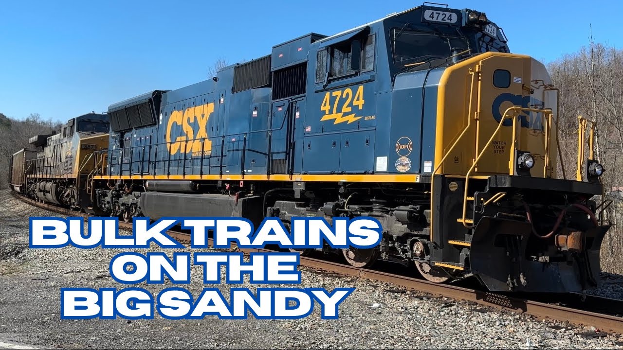 Bulk Trains on the Big Sandy - YouTube