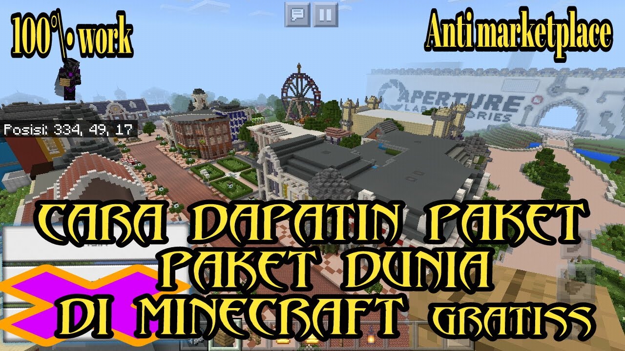 #MCPE TUTORIAL memasang map minecraft PE dengan mudah - YouTube