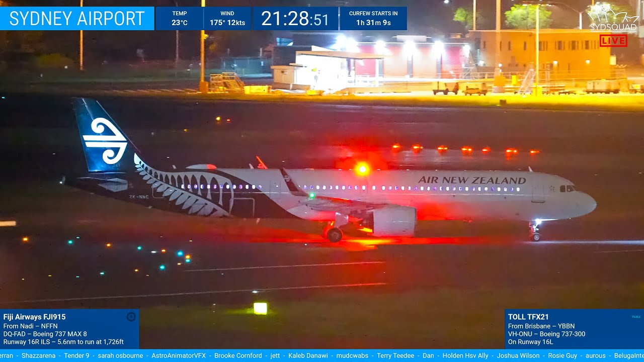 🔴 SPECIAL GUEST WILL - Plane Spotting @ Sydney Airport w/ Kurt + ATC 🔴 ...