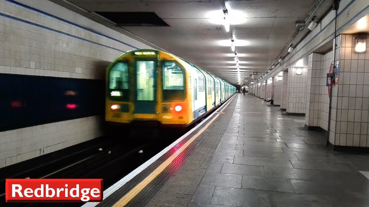 Redbridge | Central line : London Underground ( 1992 Tube Stock ) - YouTube