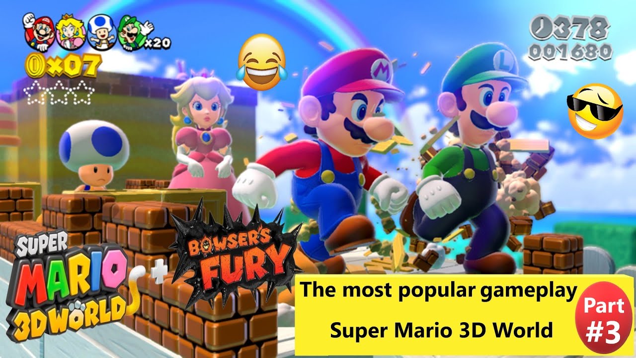 Best Super Mario 3d World Gameplay Walkthrough Part 3 2023 😍 Youtube