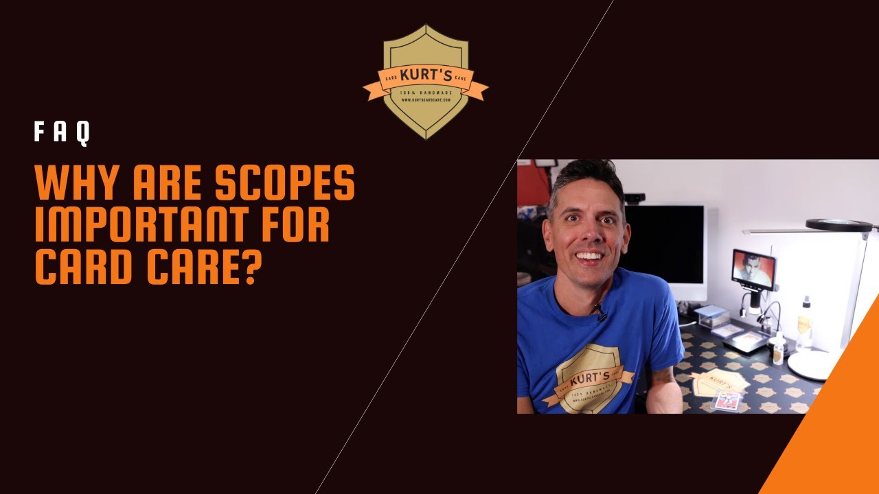 How to Use A Microscope to Care For Collectible Cards - YouTube