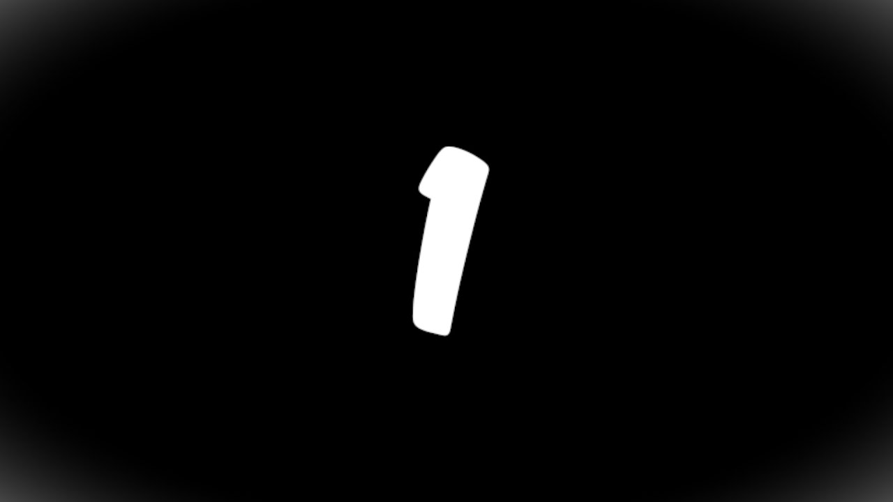 Saying Number One 1 Time in One Sitting - YouTube
