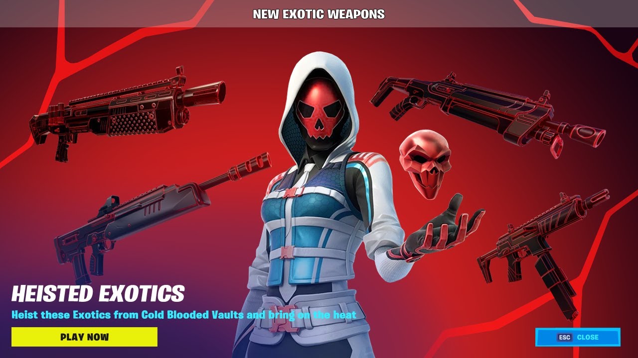 NEW EXOTIC WEAPONS In Fortnite Heat Levels Free Gold Blooded Skin new-exotic-weapons-in-fortnite-heat-levels-free-gold-blooded-skin