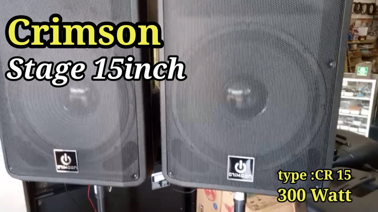 Review Aktif Crimson Stage 15inch#CR-15 - YouTube