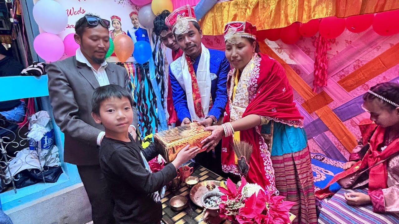 Wedding ceremony of Deepan Tamang and shital Rai 💍👩‍ ️‍👨💐💍#mermaid ...