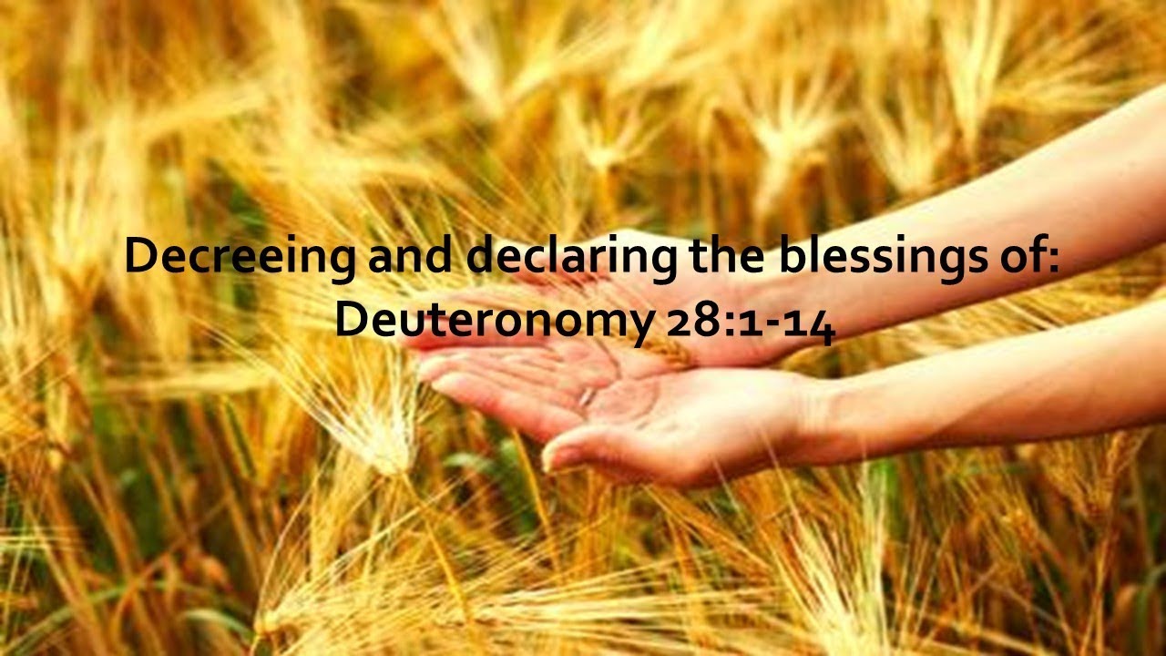 Decreeing and Declaring the blessings of Deuteronomy 28 - YouTube