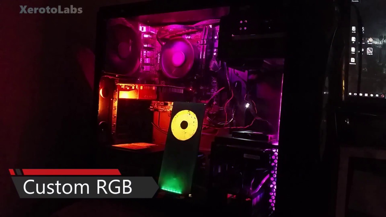 Custom RGB in Case - YouTube