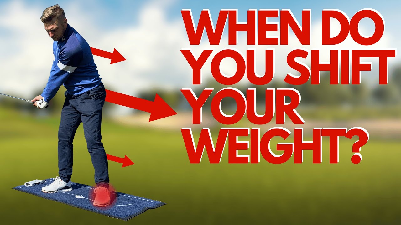 HOW and WHEN to shift your weight forward in the golf swing - YouTube