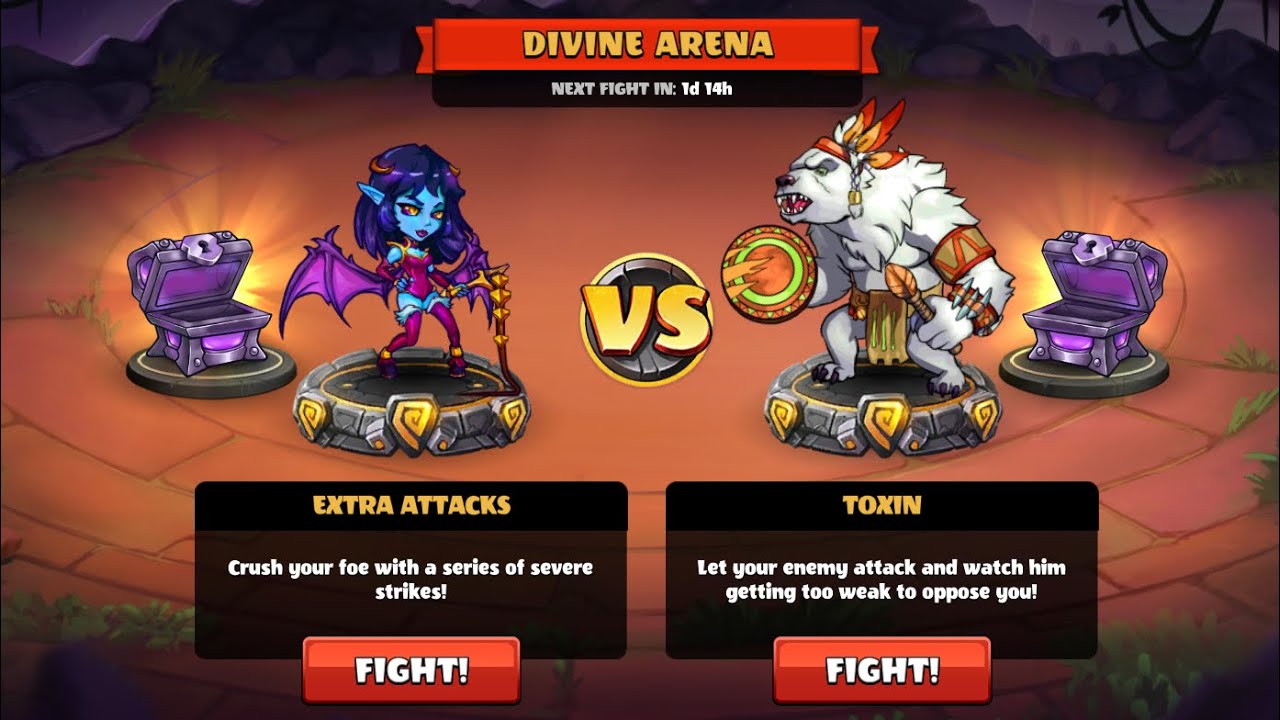 Divine Arena | Extra Attack vs Toxin - YouTube