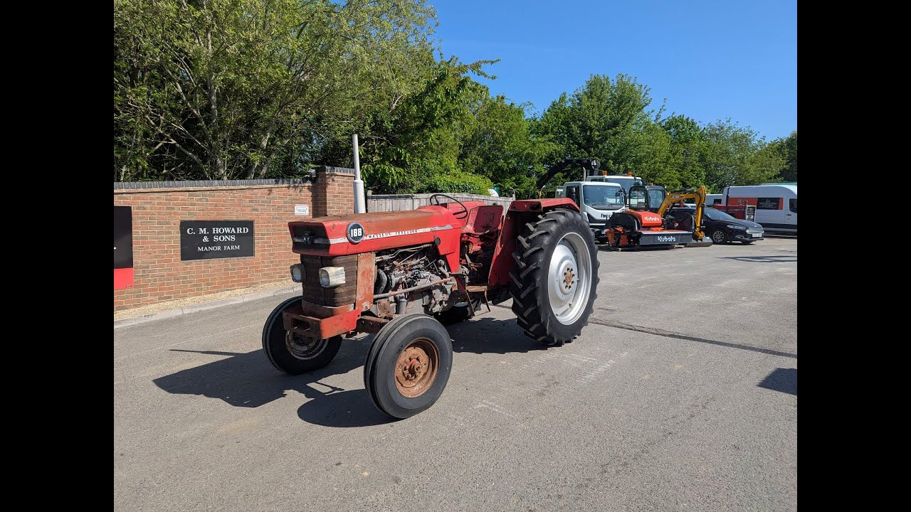 MASSEY FERGUSON 188 TRACTOR WALKAROUND VIDEO - YouTube
