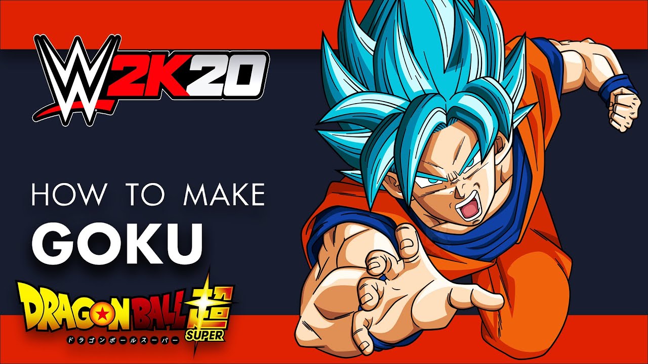 WWE 2K20, How to make Goku from Dragon Ball - YouTube
