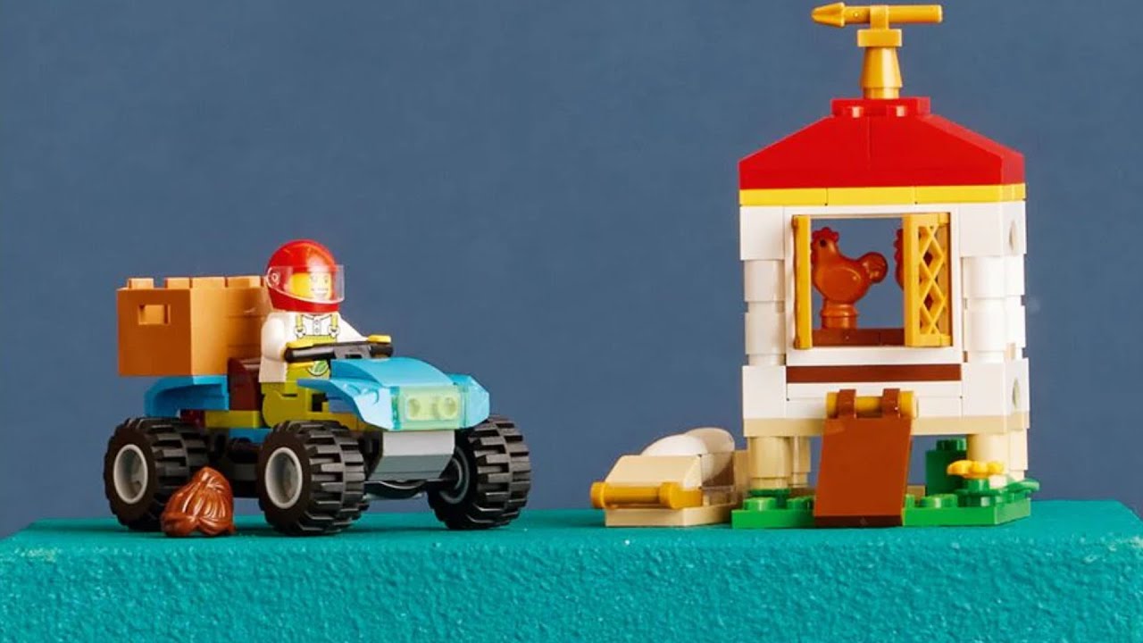 LEGO City Chicken Hen House 60344 Review & Speed Build||Another ...