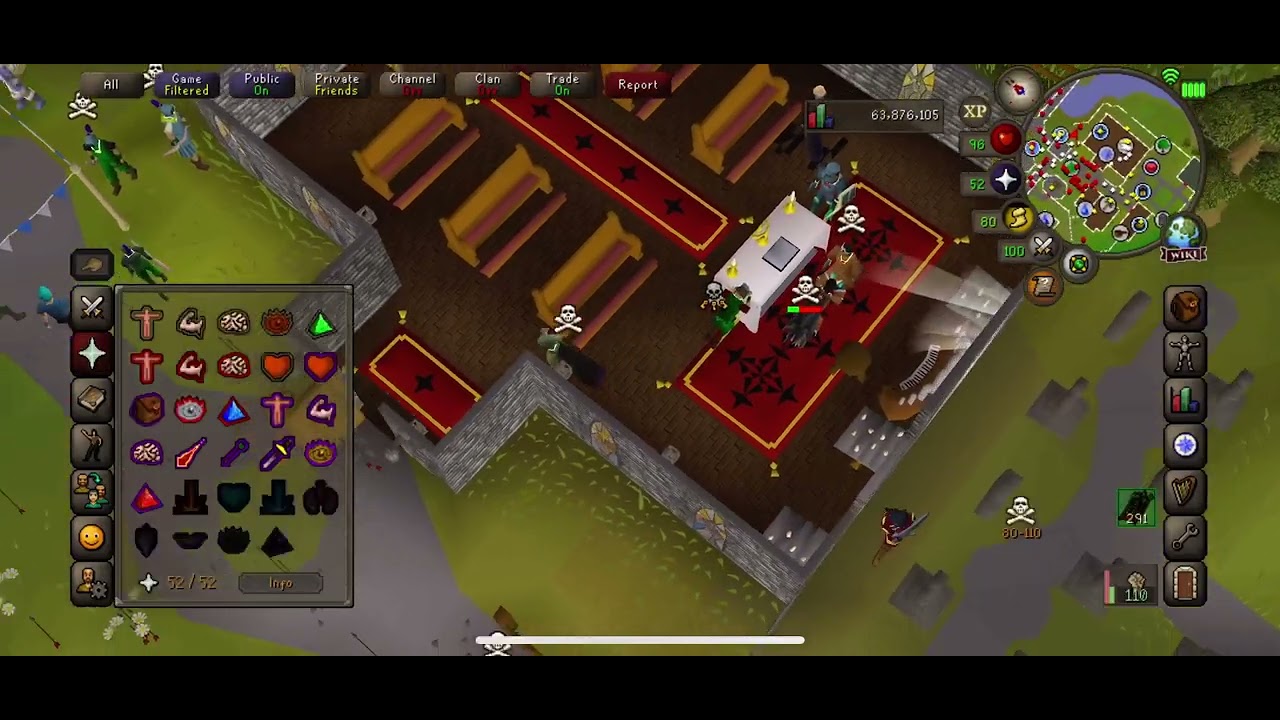 Osrs mobile pking f2p - YouTube