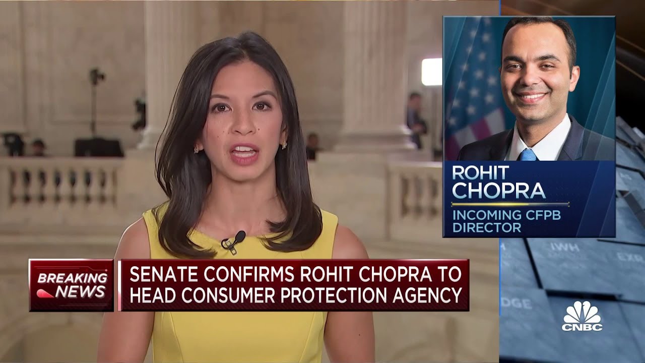 Senate votes to confirm next CFPB director - YouTube
