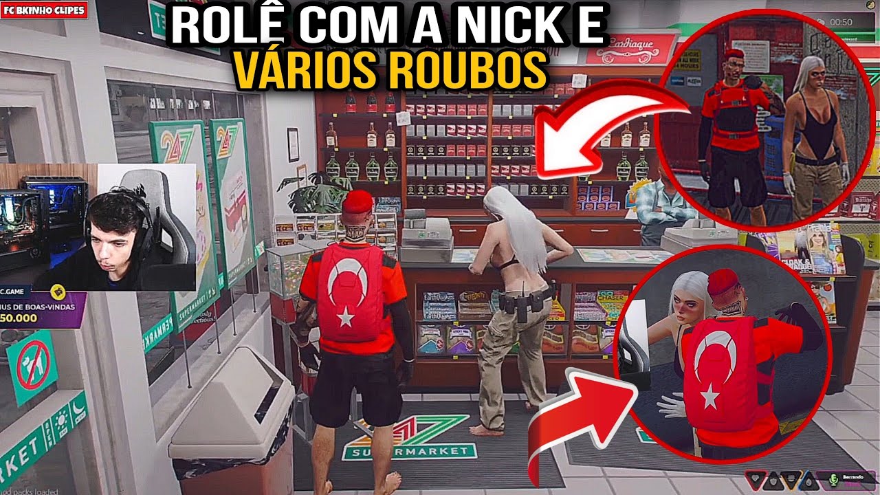 ROLÊ PELA CITY COM A NICK | + ROUBOS DE CASA E CAIXINHA NA PISTA | FC ...