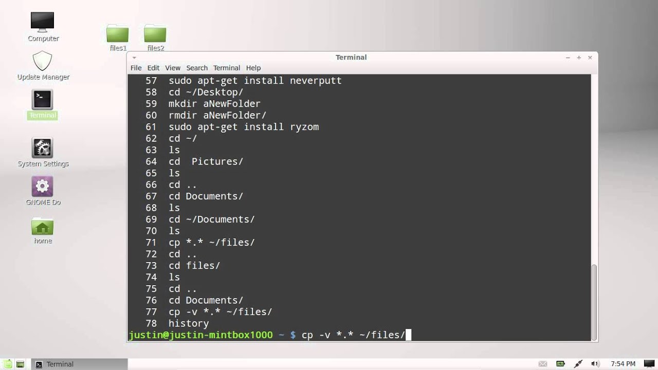 See Your Command Line History Linux Mint 13 YouTube see-your-command-line-history-linux-mint-13-youtube