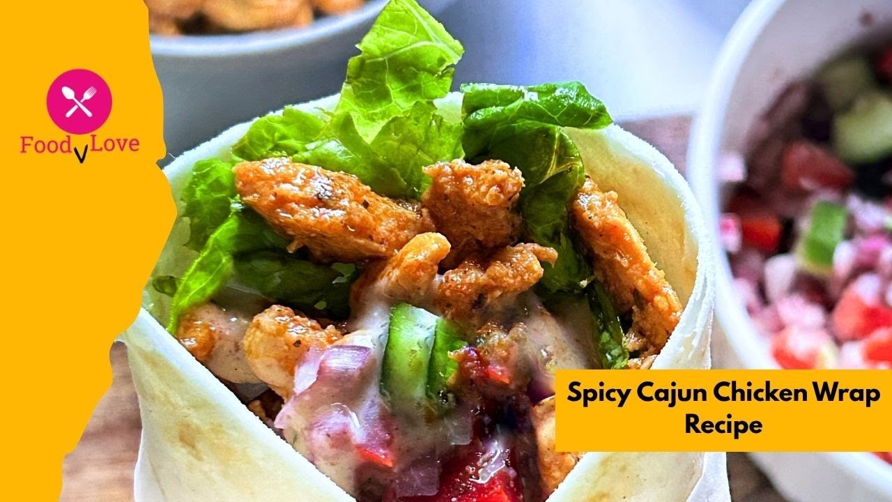 How to Make the Perfect Spicy Cajun Chicken Wrap at Home - YouTube