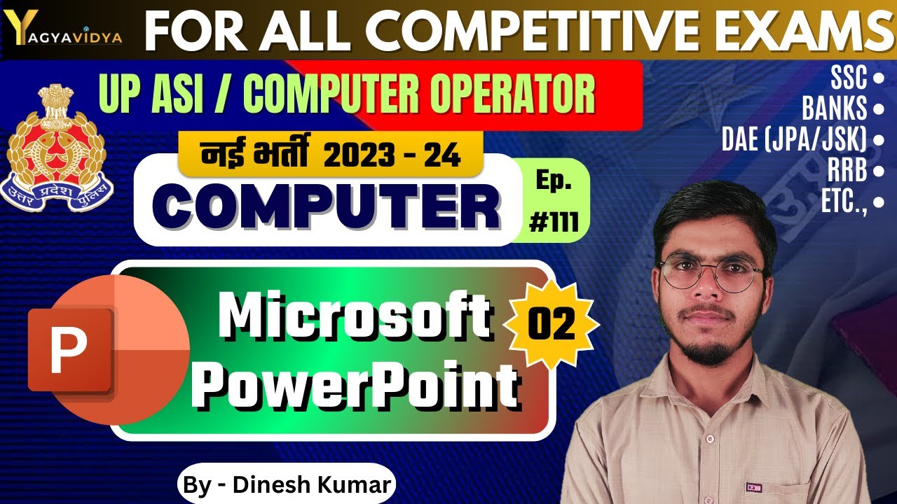 View & Edit MS PowerPoint | Editing in PowerPoint | Ep. 111 | SSC/UP ...