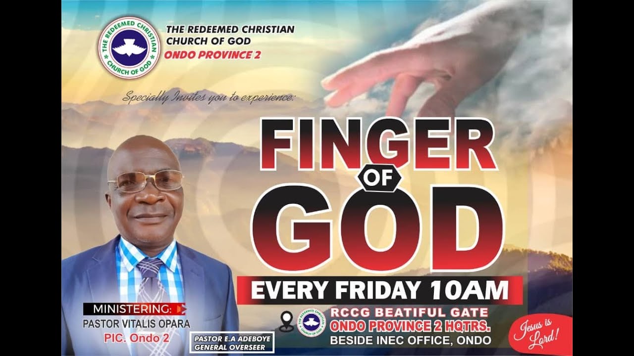 FINGER OF GOD || WITH PASTOR VITALIS OPARA || 13/06/2025 - YouTube
