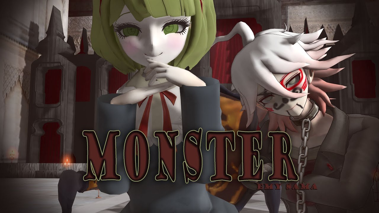 || MMD || Monster - motion dl ~ Danganronpa another episode - monaka ...